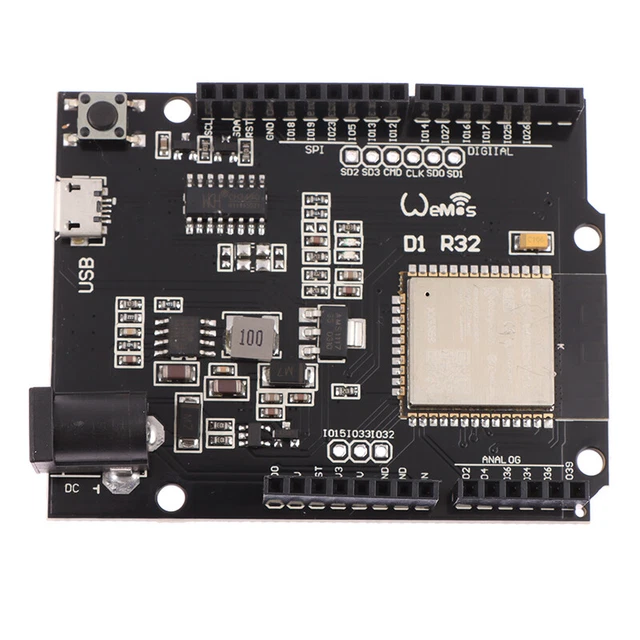 Esp32 Wifi Bluetooth 4mb Flash Uno D1 R32 Module De La Bord Ch340 Eur 6