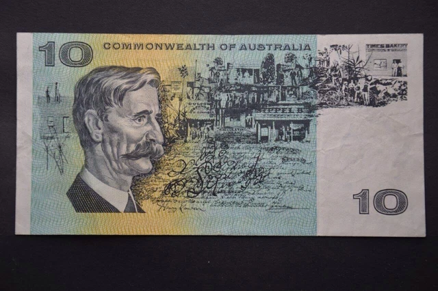 AUSTRALIAN 1967 $10 Coombs Randall Signature Banknote RARE R302. 'SEY ...