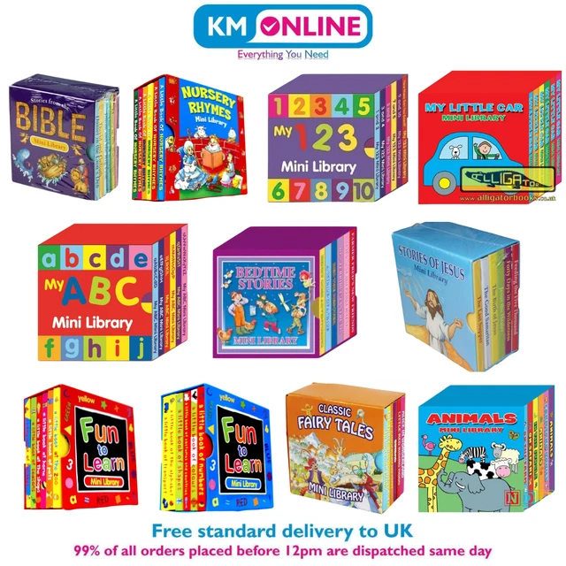 KIDS MINI LIBRARY: Bedtime Stories, Childrens Rhymes, Fairy Tails, ABC ...
