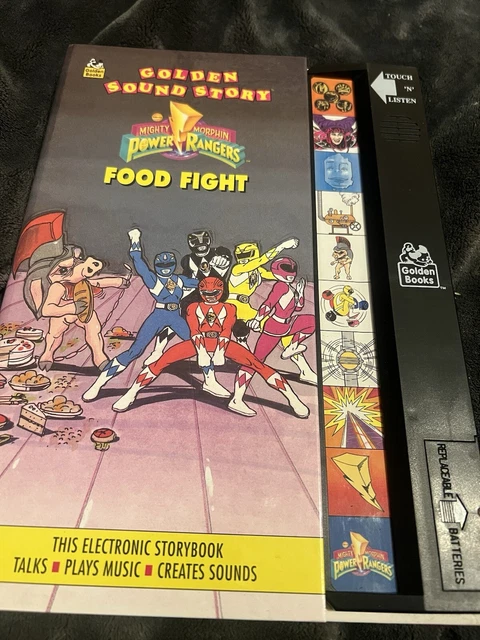 BOOK - GOLDEN Sound Story Power Rangers Food Fight - In working Order £ ...