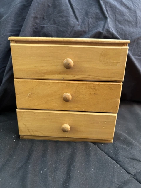 STROMBECKER 1950'S DOLL Furniture Maple Chest of Drawers for 8" Ginny ...