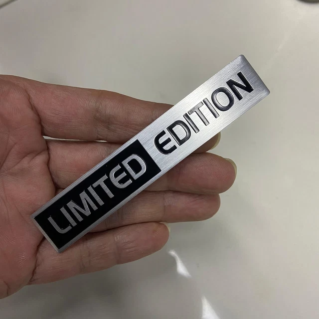 METAL LIMITED EDITION Car Trunk Rear Fender Side Decal Sticker Badge ...