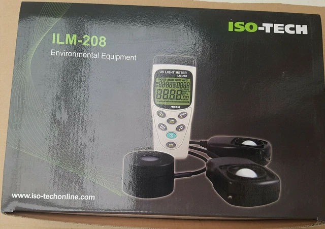 ISO-TECH ILM-208 UV Solar Power Illumination Light Meter EUR 34,43 - PicClick IT