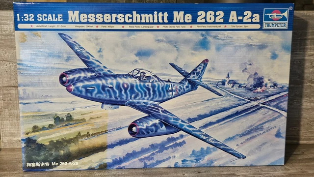 1:32 TRUMPETER 02236 Messerschmitt Me 262 A-2a , Deutsche Luftwaffe WK2 EUR 45,00 - PicClick DE