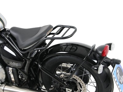 TRIUMPH BONNEVILLE BOBBER Luggage Rack & Rear Legacy Bag BY H&B (From ...