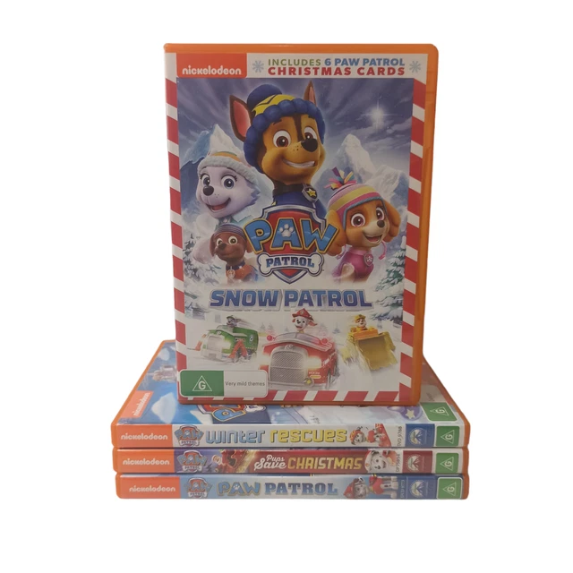 NIKELODEON PAW PATROL DVD (4) Bundle Lot Children Kids Family Animation ...