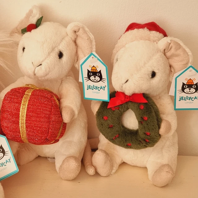 JELLYCAT SANTA BERRY, Mouse Bundle Father Christmas bundle retired £260 ...
