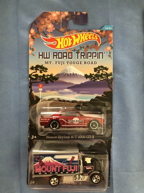HOT WHEELS ROAD Trippin Nissan Skyline H/T 2000 GT-X With Highway ...