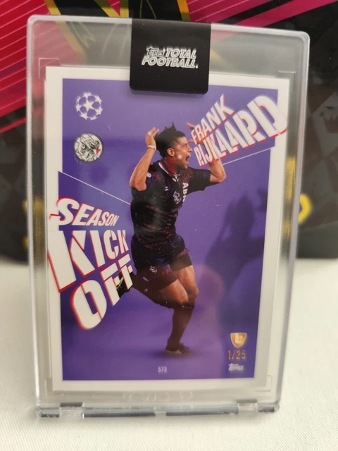 TOPPS TOTAL FOOTBALL 25/26 Frank Rijkaard Season Kick Off /25 Purple ...