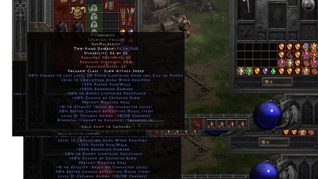 D2 D2R DIABLO 2 Resurrected (PC) 🙂 NL 🙂 Infinity ETH Thresher High ...