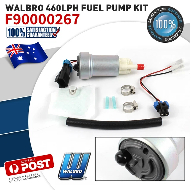 GENUINE WALBRO 460 E85 Fuel Pump Kit F90000267 BA BF FG Falcon VE VZ ...