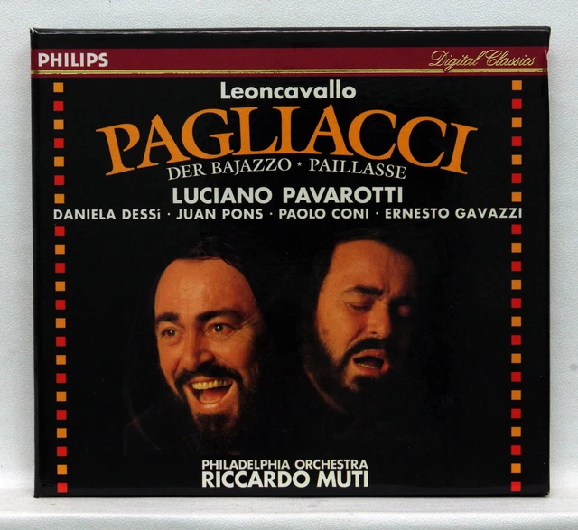 LUCIANO PAVAROTTI, RICCARDO Muti - Leoncavallo Pagliacci Philips Cd ...