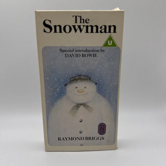 THE SNOWMAN ~ VHS Cassette 1982 - Raymond Briggs - Special Intro By ...