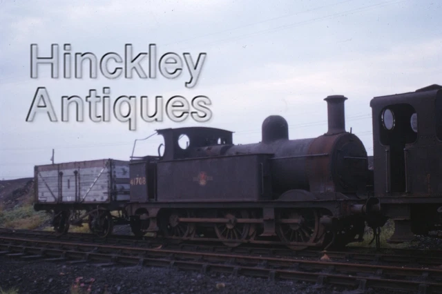 35MM SLIDE BR British Railways Steam Loco No 41708 Class 1F-A Canklow ...