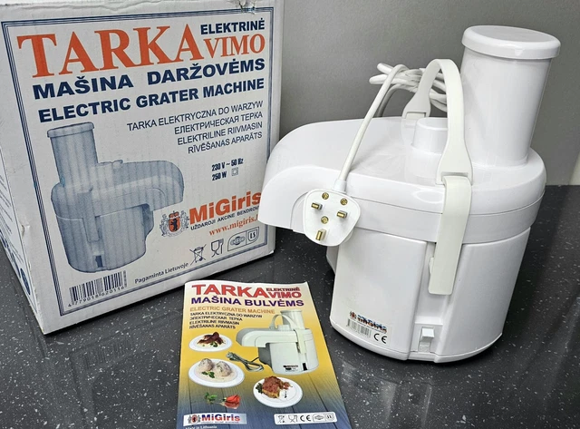 MIGIRIS ELECTRIC grater potatoes vegetables Bulviu Tarka maszynka ...