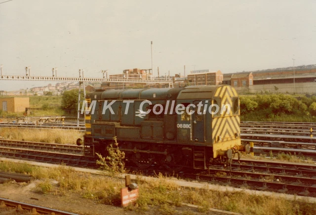 RAIL PHOTO CLASS 08 08880 shunter @ Nunnery Carriage sidings 22/7/80 £3 ...