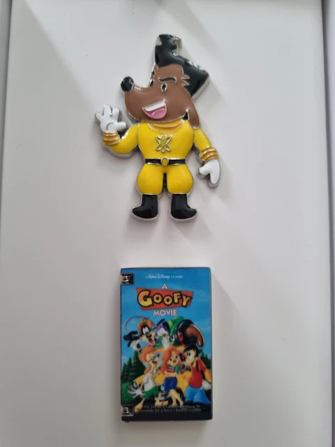 DISNEY STORE GOOFY Movie Pin. VHS Powerline. 2 Pack. Limited Release ...
