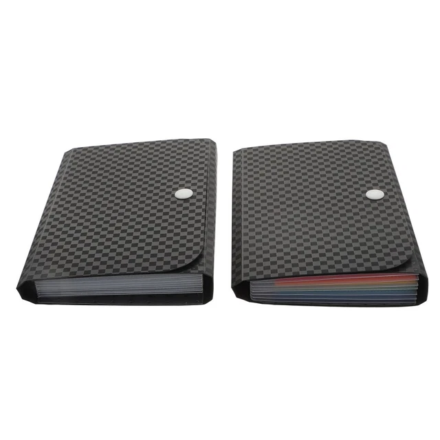 2 PCS SMALL Document Folder Multi-layer File Organizer Documents Bills ...