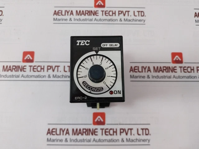 TEC ERC-2106S XC Time Off Delay Relay With Base AC 100- 110V 50/60 Hz ...