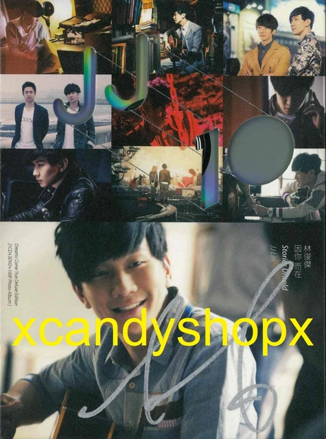 AUTOGRAPH JJ LIN 林俊傑 Stories Untold CD+3DVD+100P TW Dreams Come True ...