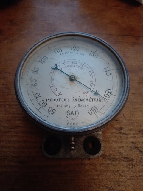 WW1 FRENCH AVIATION Militaire Aircraft Air Speed Indicator £1,536.72 ...