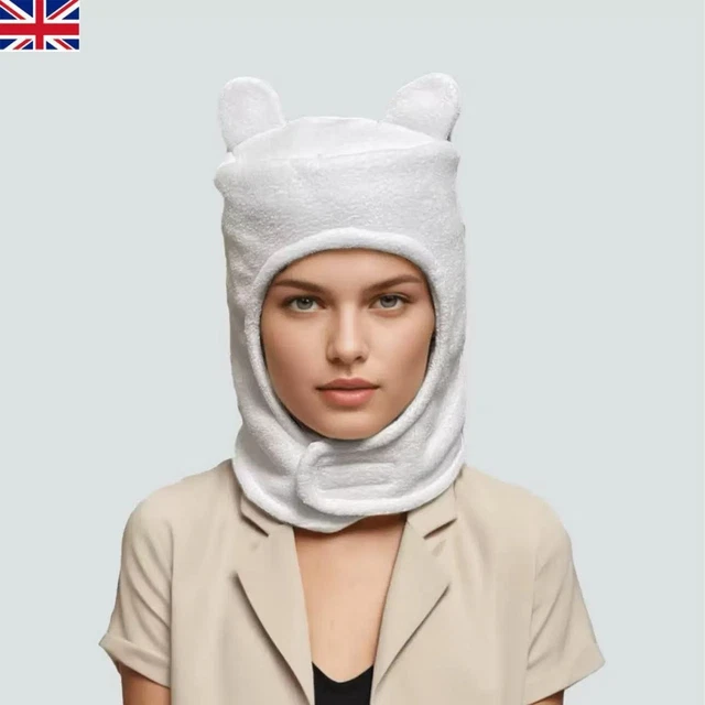 UNISEX ADVENTURE TIME Finn Hat Cosplay Costume Cap Winter Warm Cosy ...