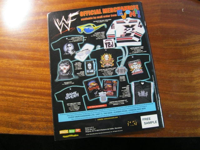 WWF WWE METAL 2000 Wrestling Sticker Album - Empty £10.00 - PicClick UK