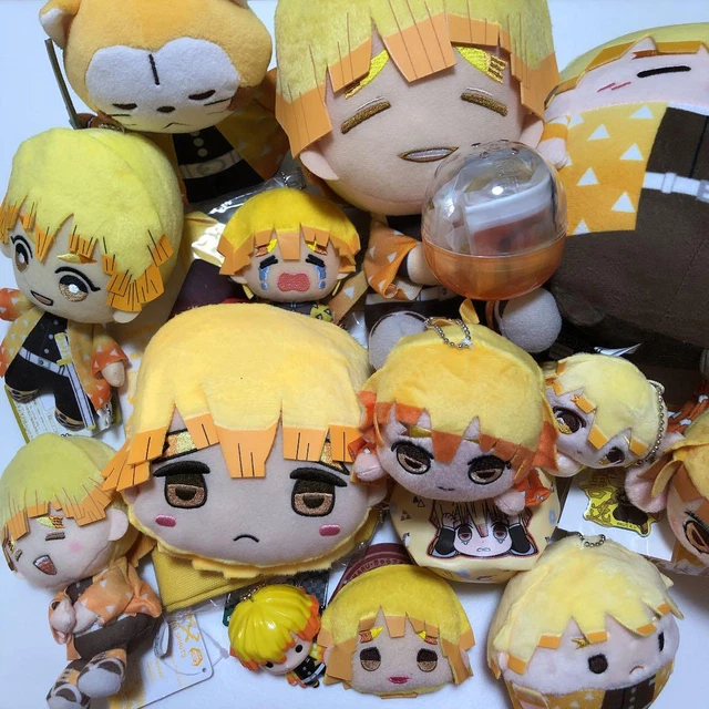 DEMON SLAYER KIMETSU Plush Mascot Zenitsu Agatsuma Set Lot 19 Bulk £169 ...
