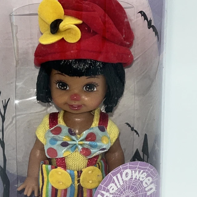 KELLY HALLOWEEN PARTY Kelly as a Clown Doll Barbie Mattel AA $16.95 ...