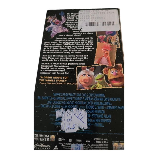 MUPPETS FROM SPACE (VHS, 1999,) The Muppets £4.65 - PicClick UK