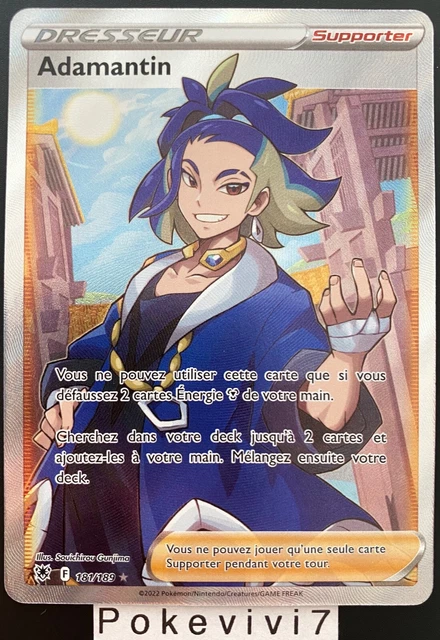 CARTE POKEMON ADAMANTIN 181/189 Full Art FA Epée et Bouclier 10 EB10 FR ...