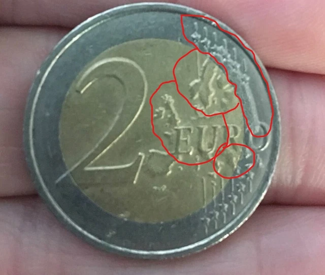 PIÈCE MONNAIE 2 euros fautée 2011 30 ème anniversaire de la musique EUR 50,00 - PicClick FR