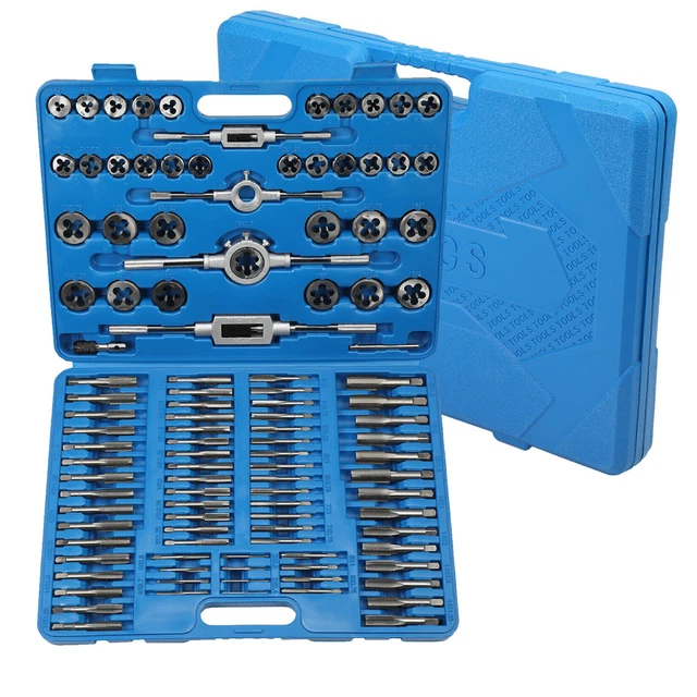 Metall Profi 32tlg Gewindeschneider Set M3-M12 Gewinde Bohrer Satz Bohrer Set