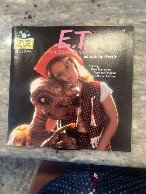 VINTAGE ET THE Extra-Terrestrial record and read along book, 33 1/3 RPM ...