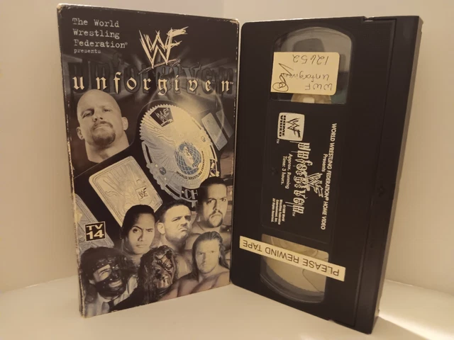 WWF UNFORGIVEN 1999 VHS Wrestling WWE WCW ECW Stone Cold The Rock ...