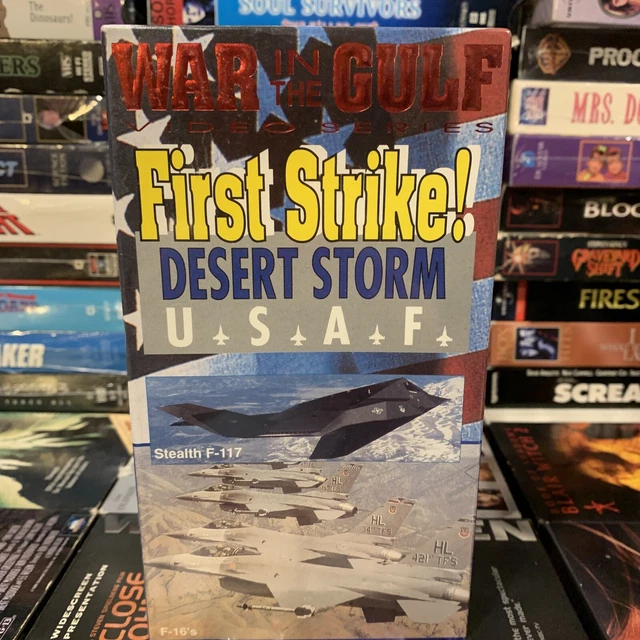 FIRST STRIKE DESERT Storm U.S.A.F. Brand New VHS 1991 American Military ...