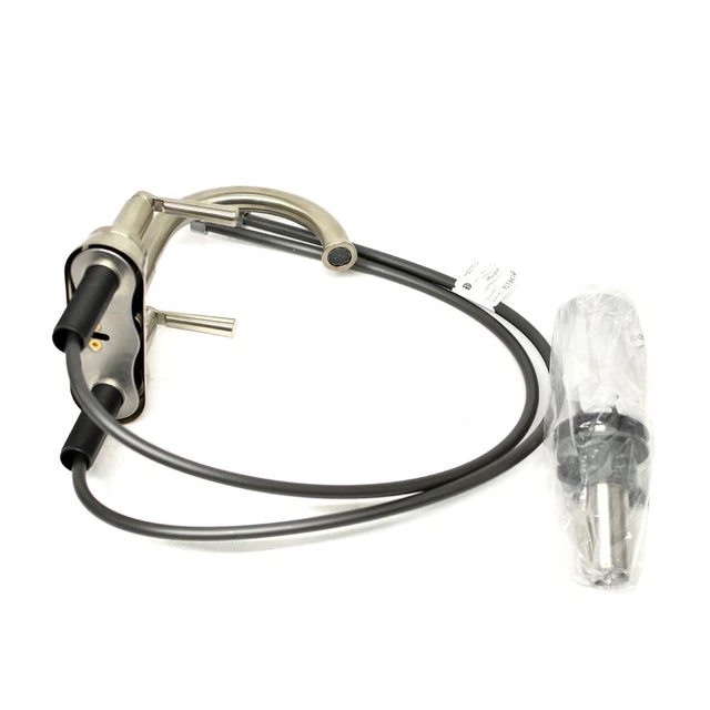 NEW DELTA 2535-SSTP-DST Saylor Two Handle Centerset Bathroom Faucet ...