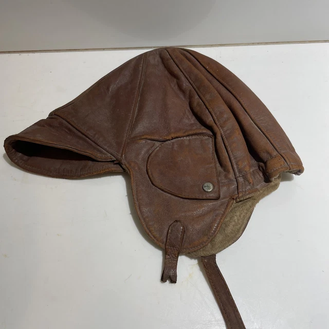 WW1 RFC RNAS Flying Helmet Leather Pilot Hat British Army Wwi Military ...