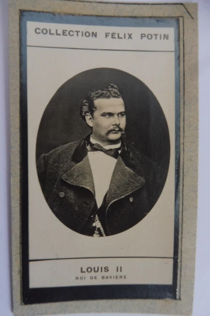 CHROMO FÉLIX POTIN - Photo Roi Louis II de Bavière König Ludwig II von ...