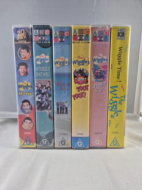 THE WIGGLES ABC VHS Bundle x 6 Video Tapes Original Cast $0.99 ...