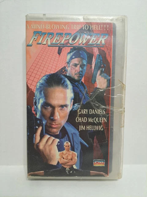 FIREPOWER VHS VIDEO Fire Power McQueen Gary Daniels Hellwig Vintage 80s ...