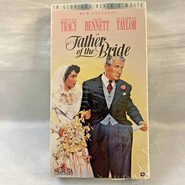 FATHER OF THE Bride VHS Tape Spencer Tracy Joan Bennett Elizabeth ...