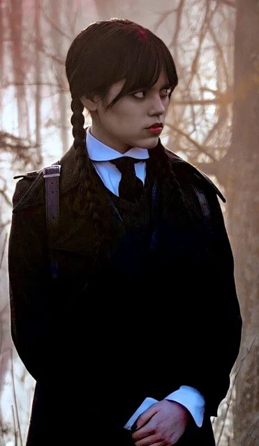 WEDNESDAY ADDAMS JENNA ortega Addams Family/Tim Burton Netflix A4 ...