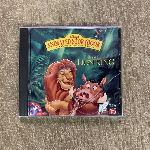 THE LION KING Animated Storybook CD-ROM 1994 Windows 95 3.1 or later ...