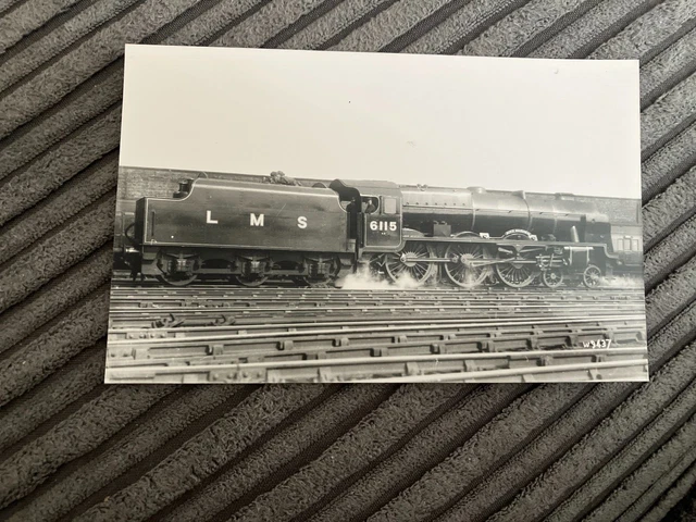 RAILWAY STEAM PHOTOGRAPH 6115 Lms Royal Scot Class 6P 4-6-0 £2.28 ...