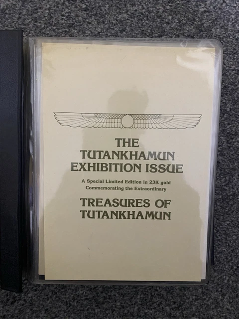 RARE 1979 THE Tutankhamun Exhibition Issue 38 x 23k Gold Stamps 95.8% Pure Gold £60.00 - PicClick UK