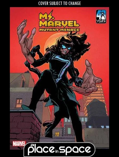 MS MARVEL MUTANT Menace #3C - Mahmud Asrar Black Costume Variant (Wk20 ...