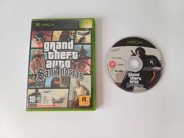 GRAND THEFT AUTO Gta San Andreas Gioco Per Console Microsoft Xbox Pal ...