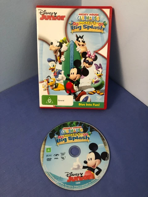 DISNEY JUNIOR MICKEY Mouse Clubhouse Mickey's Big Splash 4-Episodes DVD ...