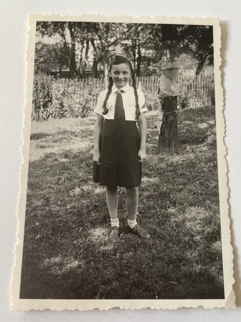 BDM BUND DEUTSCHER Mädel Maid Kind Jugend Uniform (8,6x6) Original Foto ...